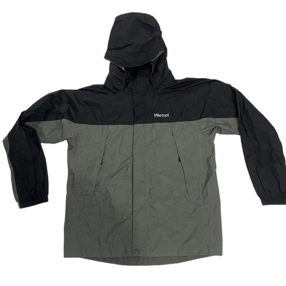 Marmot | Jackets & Coats | Marmort Grey Black Hooded Full Zip ...